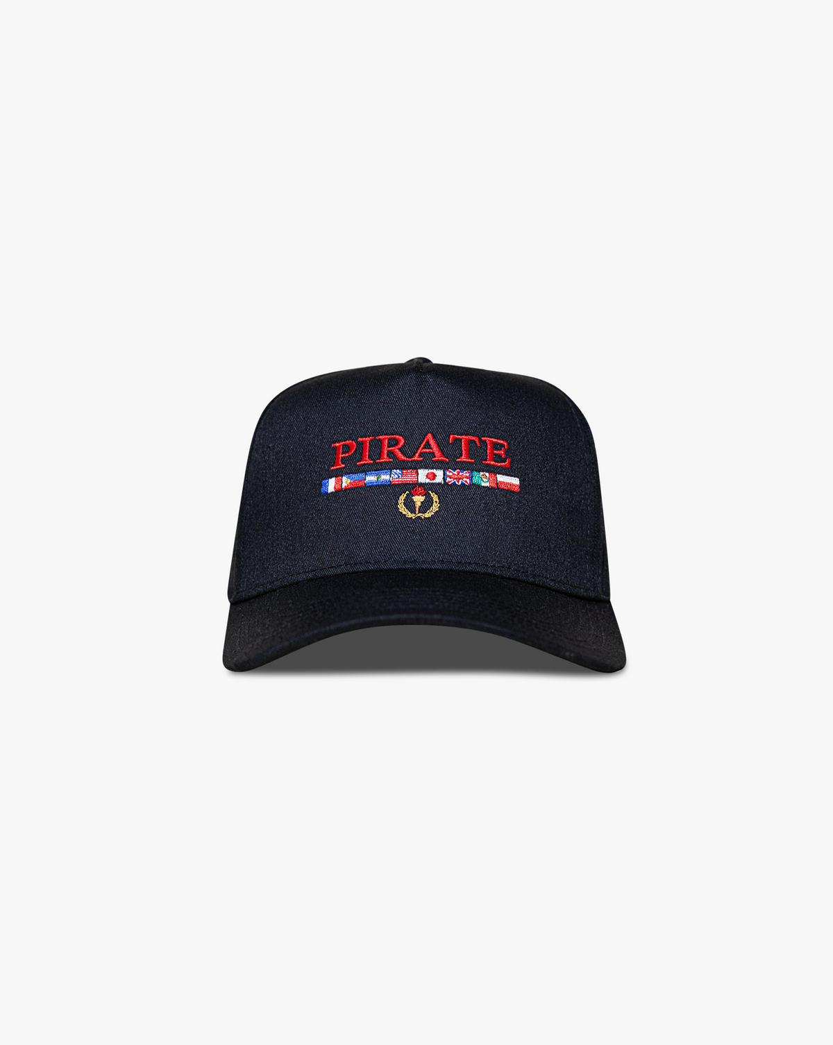Pirate Worldwide Flags Hat (Black)