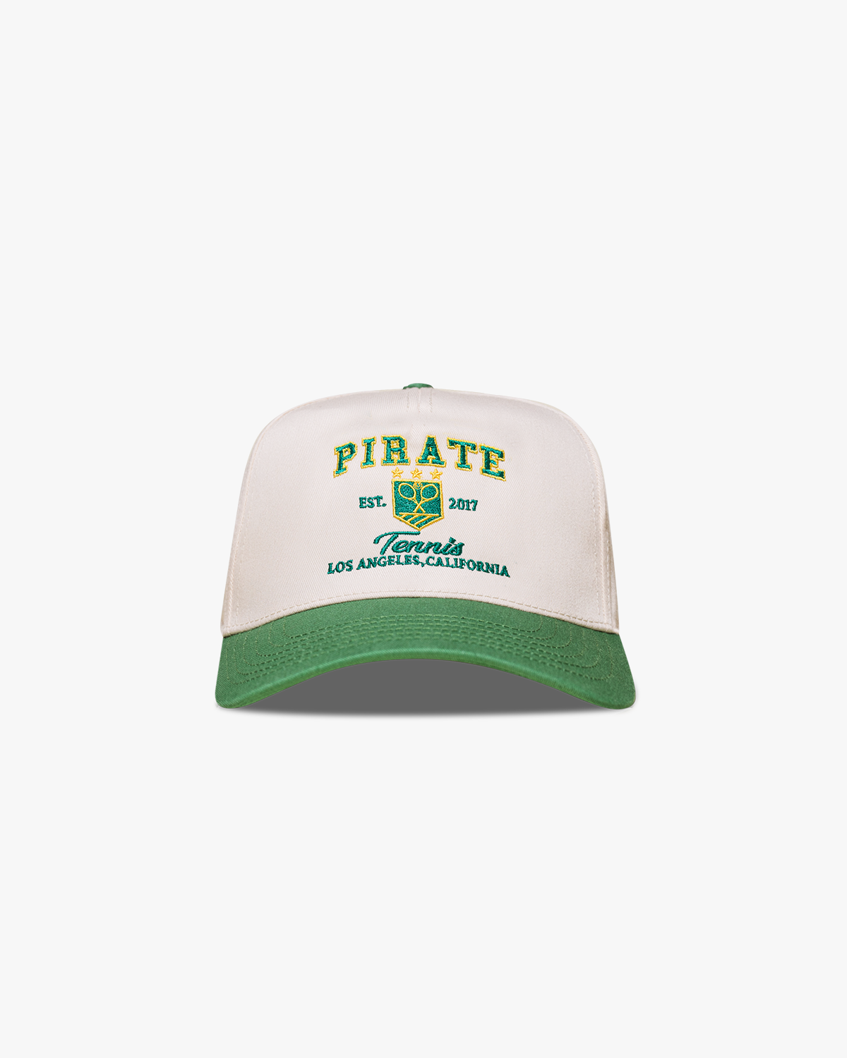 Pirate Tennis Hat (Cream/Sage)